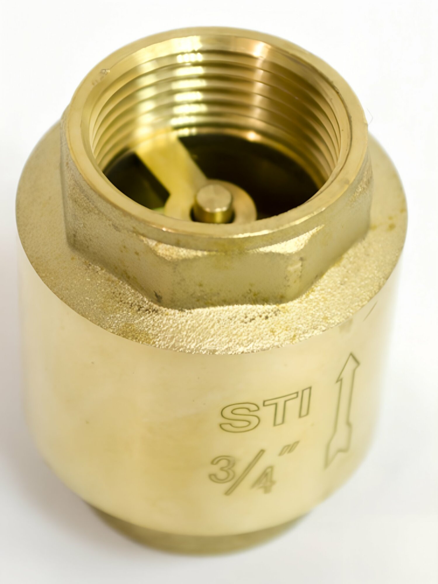 Клапан обратный STI 3/4 дюйма латунный пружинный DN 20 New для систем водоснабжения и отопления, запорная арматура