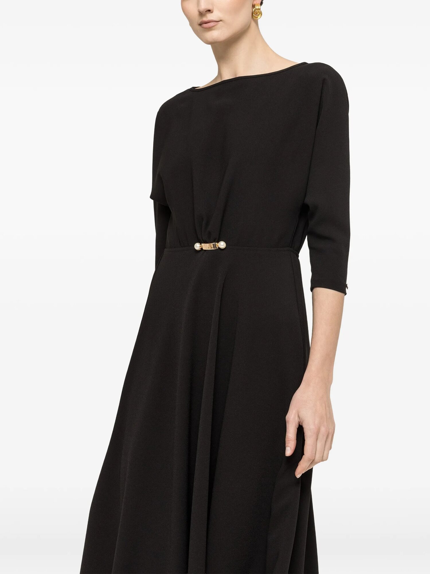 Платье Pearl detail midi dress
