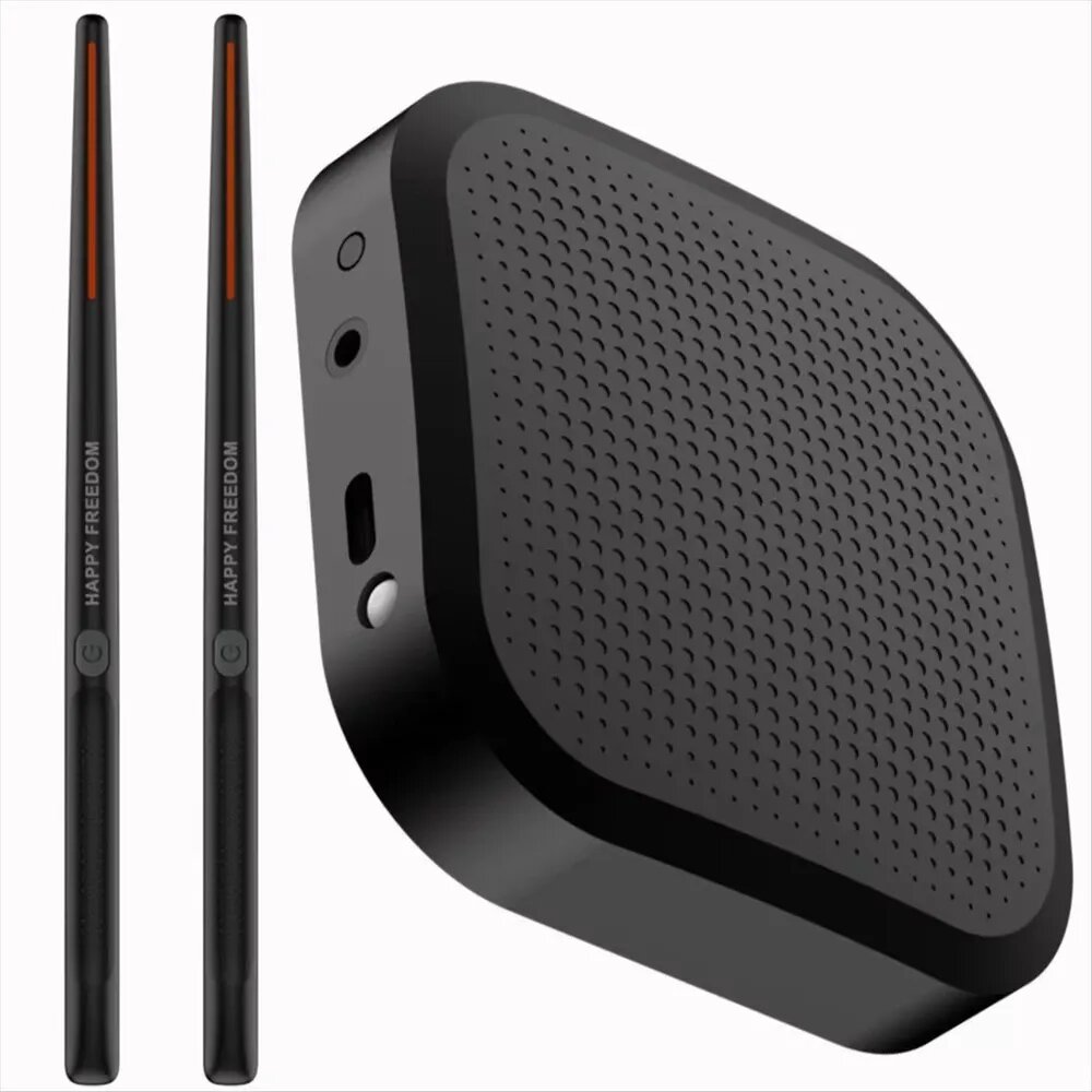 Портативная электронная воздушная барабанная установка - виртуальные барабанные палочки и педали, идеально подходит для начинающих, детей и взрослых.