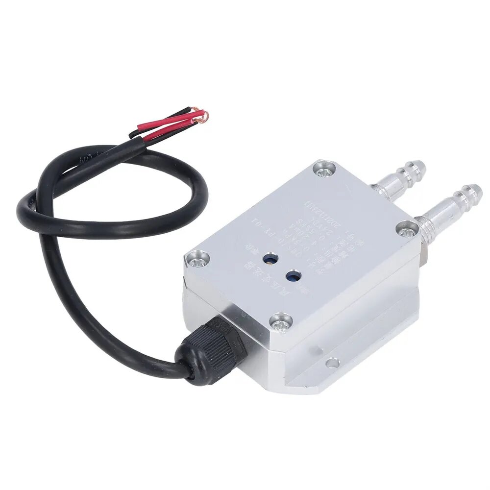 Перевод на русский язык: датчик давления ветра, дифференциальный преобразователь, сенсор с порогом 05 кПа, выходной сигнал в диапазоне 4-20 мА, питание от постоянного тока 24 В, модель OMSJDFY01