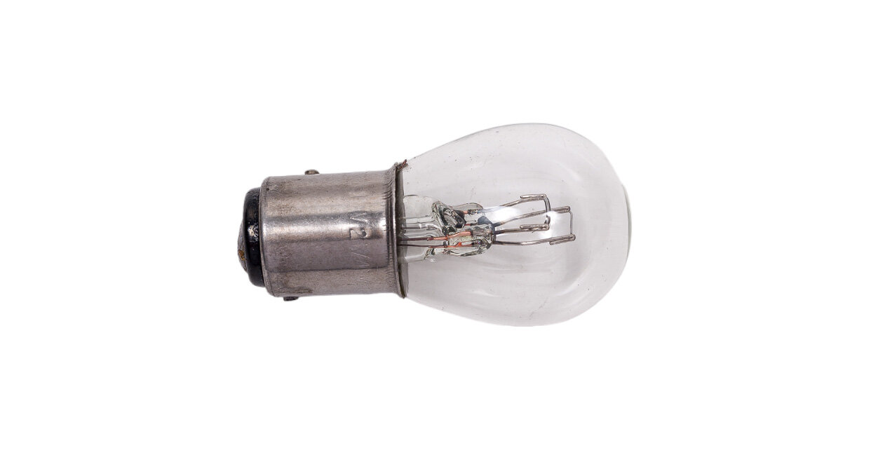 Маяк P21/4W 12V 21/4W BAZ15d смещ. цок. (уп-ка 10 шт.) (габариты+стоп) лампа автомобильная 4610017087558 61214/10