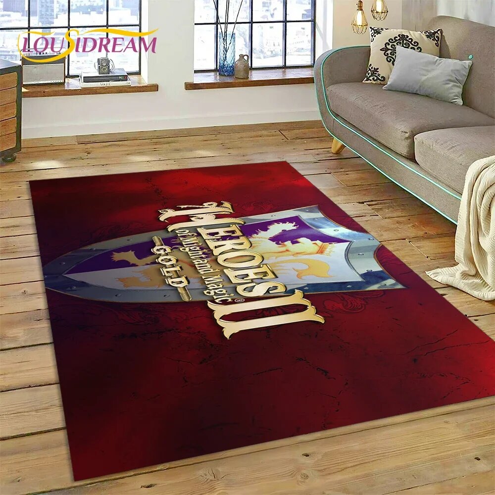 LOUSIDREAM ковёр HD Heroes of Might and Magic Бордовый, 200x160cm( 78x62in ), 11
