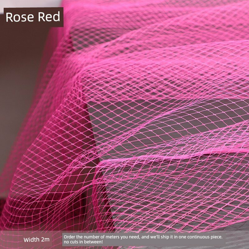 Большая сетчатая ткань в форме ромба, ручной работы, для рукоделия, прозрачная, для создания шляп, одежды,
