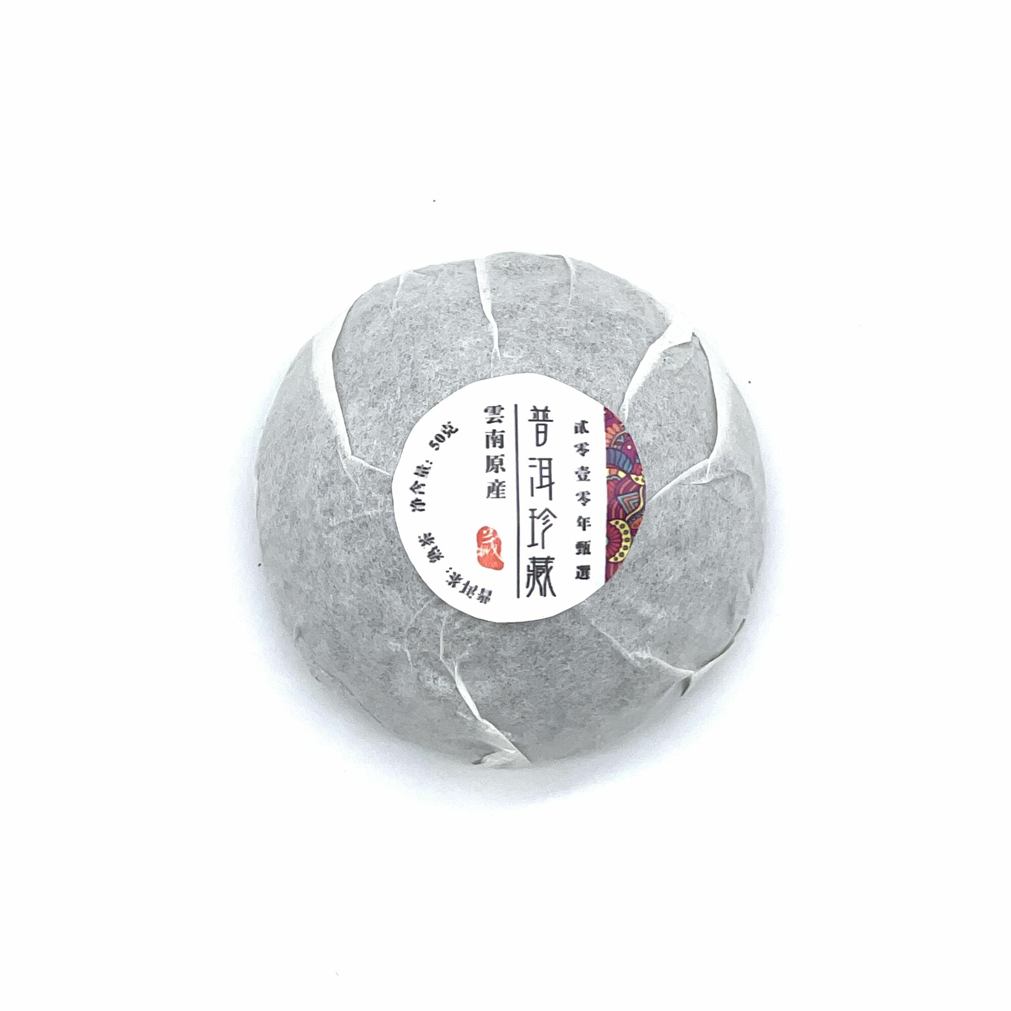 Пуэр(ШУ) черный прессованный. То Ча 50гр 2010 г. (Фермерский чай)