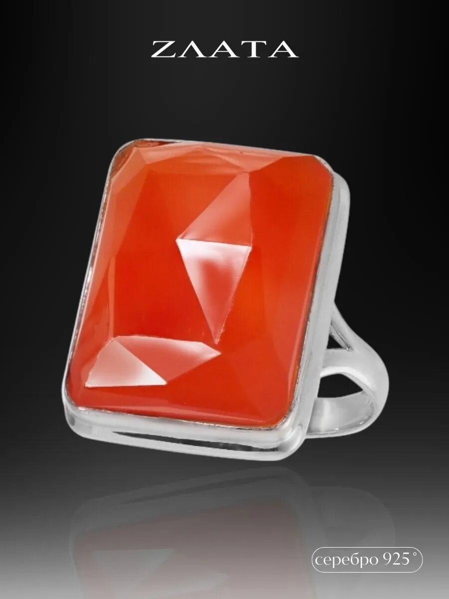 Кольцо широкое, 925 проба, родирование