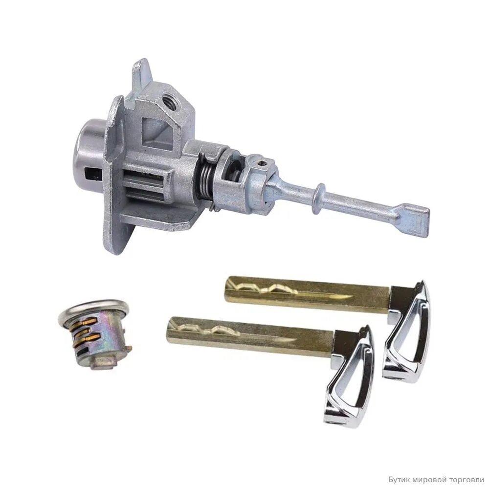 Личинка замка двери с 2 ключами и ротором-перчаткой для Hyundai Santa Fe 2013-2019