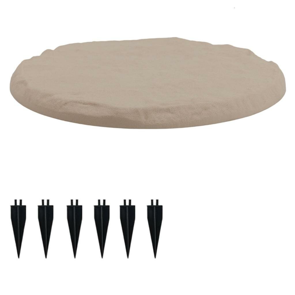 Садовые плитки из смолы, Beigee - Круглый