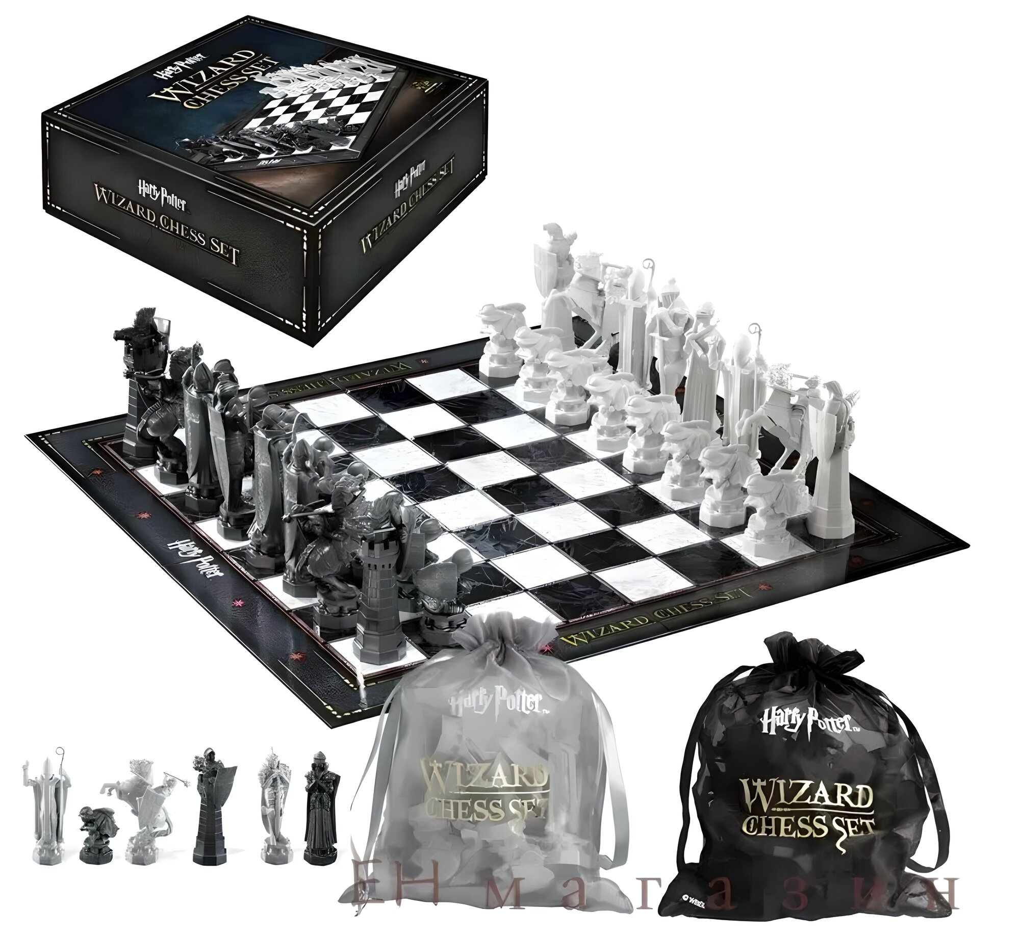 Шахматный набор Гарри Поттер / Harry Potter Wizard Chess Set (45х45см)