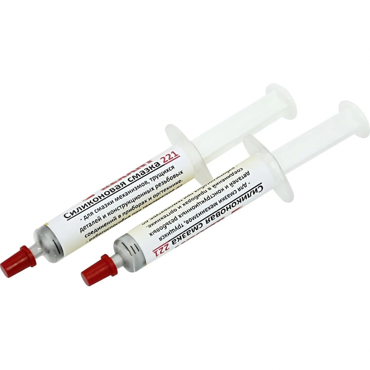 Смазка силиконовая 221 REXANT, до +350 , 2 мл, шприц (09-3955) 1075806 750818