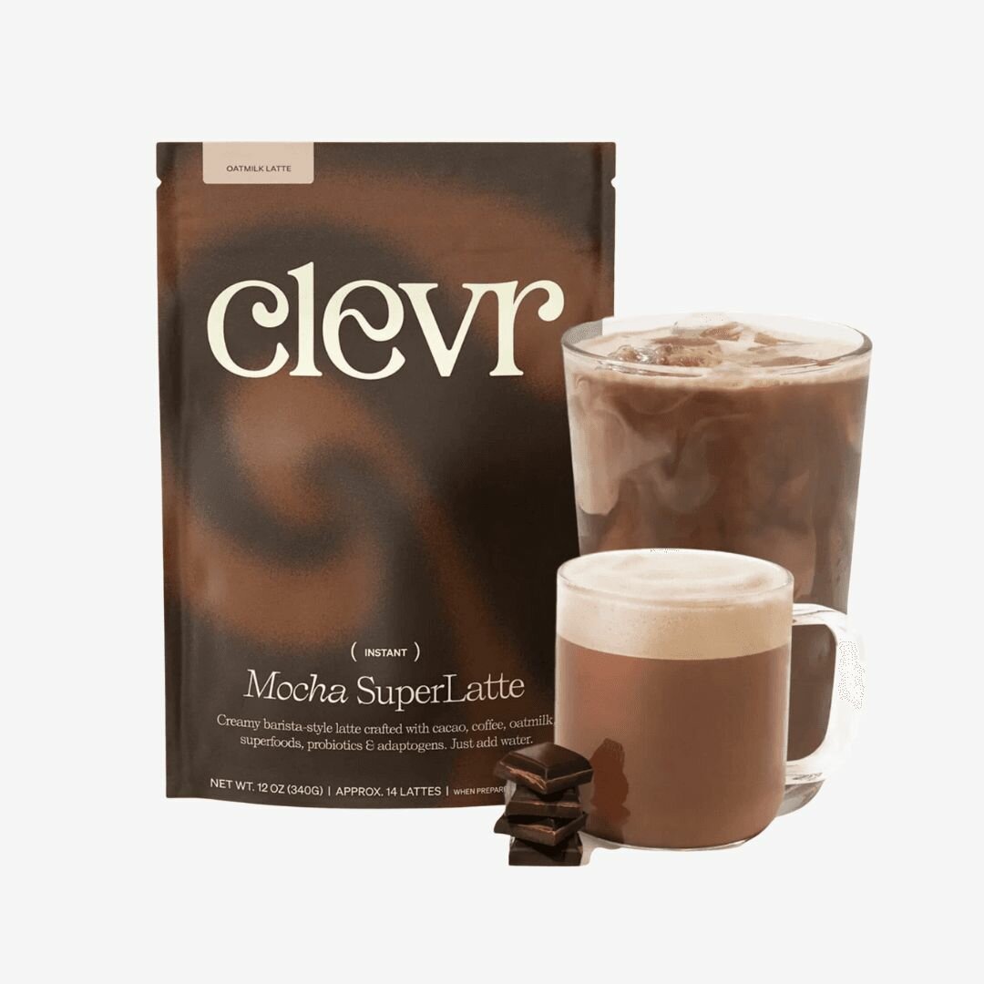 Clevr Blends Шоколадный латте для энергии и настроения Mocha Superlatte, 340 гр (14 порций)