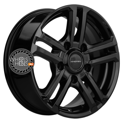 Диск автомобильный литой Khomen Wheels KHW1602 (Niva 4x4) 16x6.5 5x139.7 et40 dia98.5 Black
