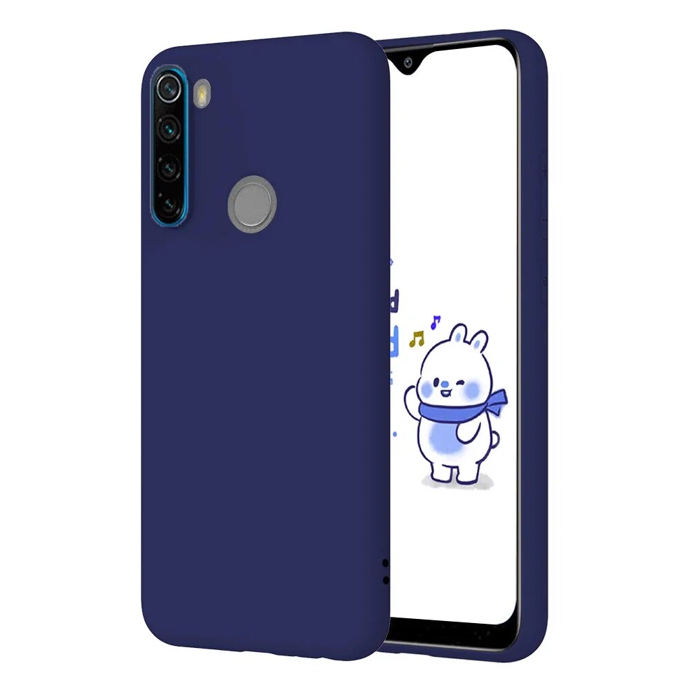 Чехол темно-синий для Xiaomi Redmi Note 8