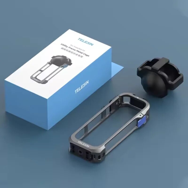 TELESIN Металлический расширительный чехол для Insta360 X5