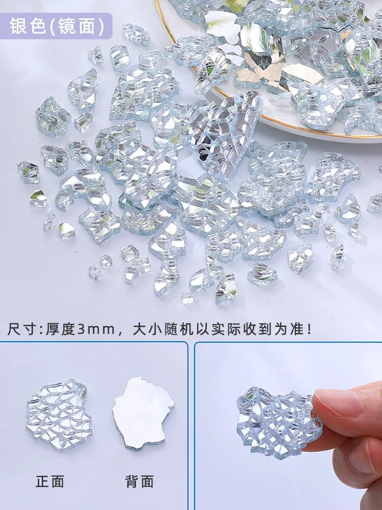 Цветное стекло для мозаики Серебряный, 11