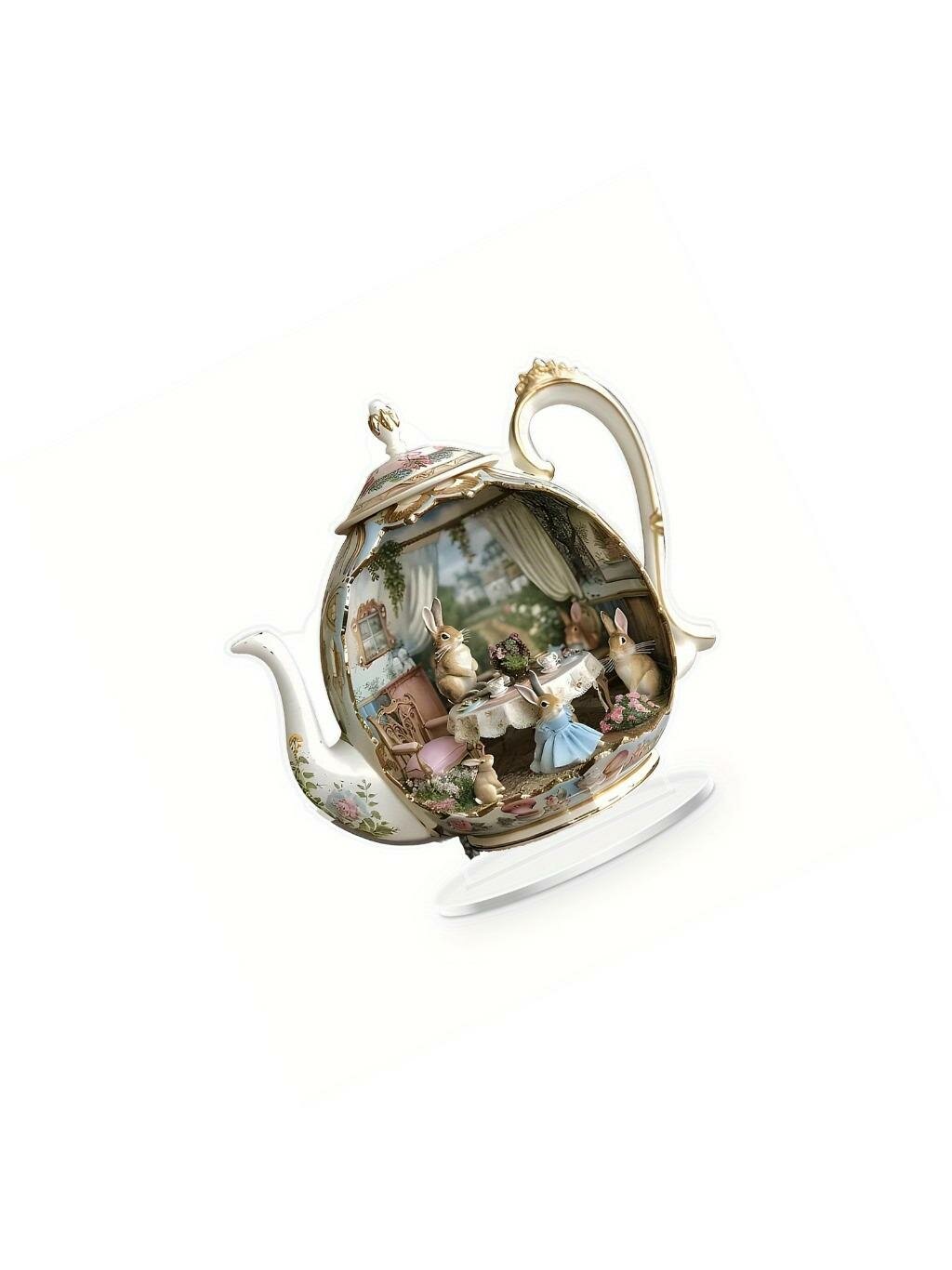 Забавный чайник-кролик, SCB626