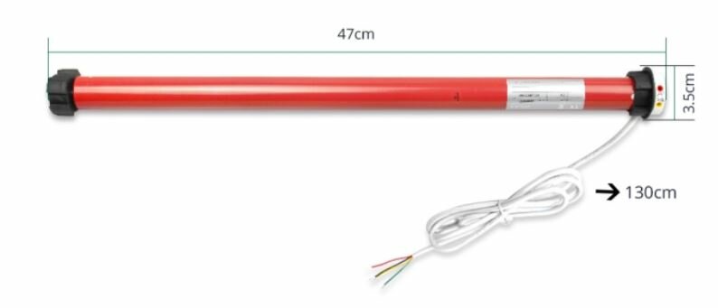 Мотор для рулонных штор с управлением переключением фаз