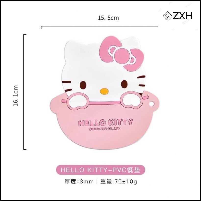 Термостойкий коврик Sanrio, коврик для защиты чашек от ожогов, высококачественный водонепроницаемый и маслостойкий коврик для стола, милый коврик для чашек для студентов M