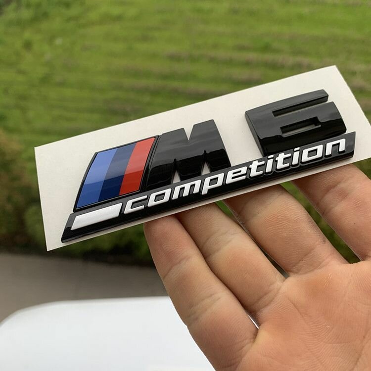 Модификация эмблемы BMW Thunder Edition для X3M, X4M, X5M, X6M, M2, M5, M4: задняя эмблема, наклейка с номером, логотип.