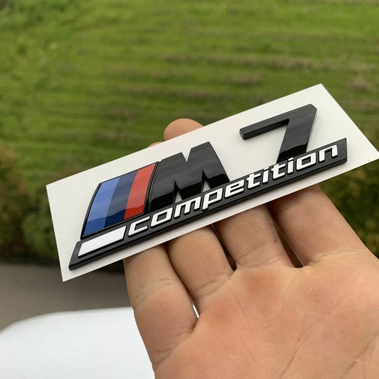 Модификация эмблемы BMW Thunder Edition для X3M, X4M, X5M, X6M, M2, M5, M4: задняя эмблема, наклейка с номером, логотип.