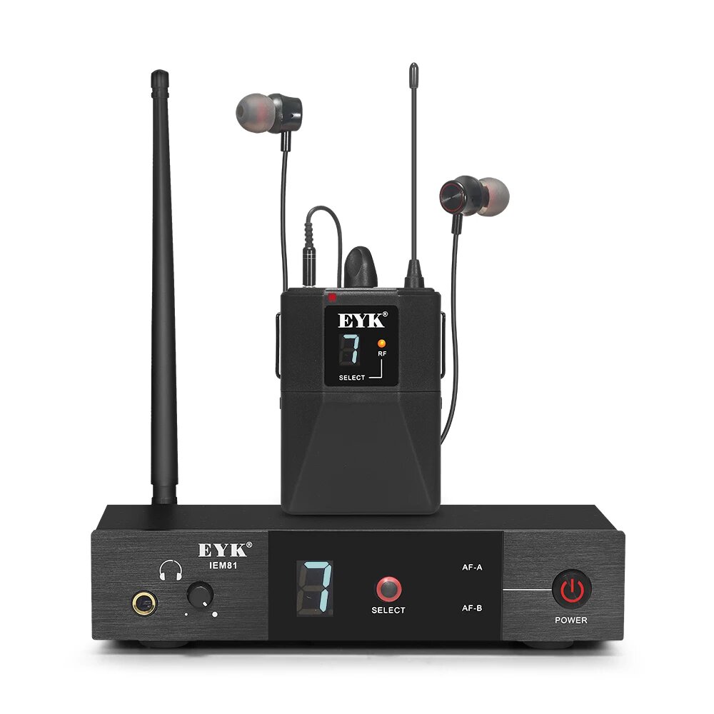 Беспроводной монитор EYK IEM81, для профессионального использования, 50м