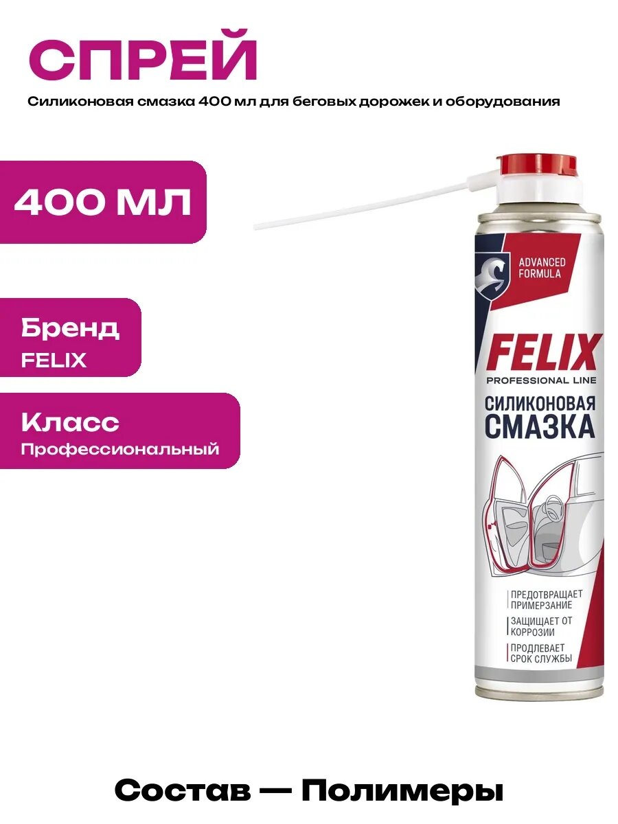 Силиконовая смазка 400 мл для зимней эксплуатации автомобиля