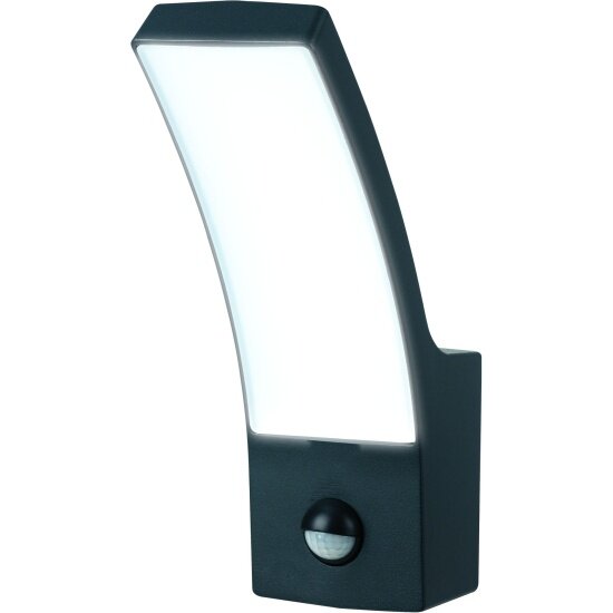 Уличный настенный светильник Uniel ULU-S71A-12W/4000K SENSOR IP65 BLACK