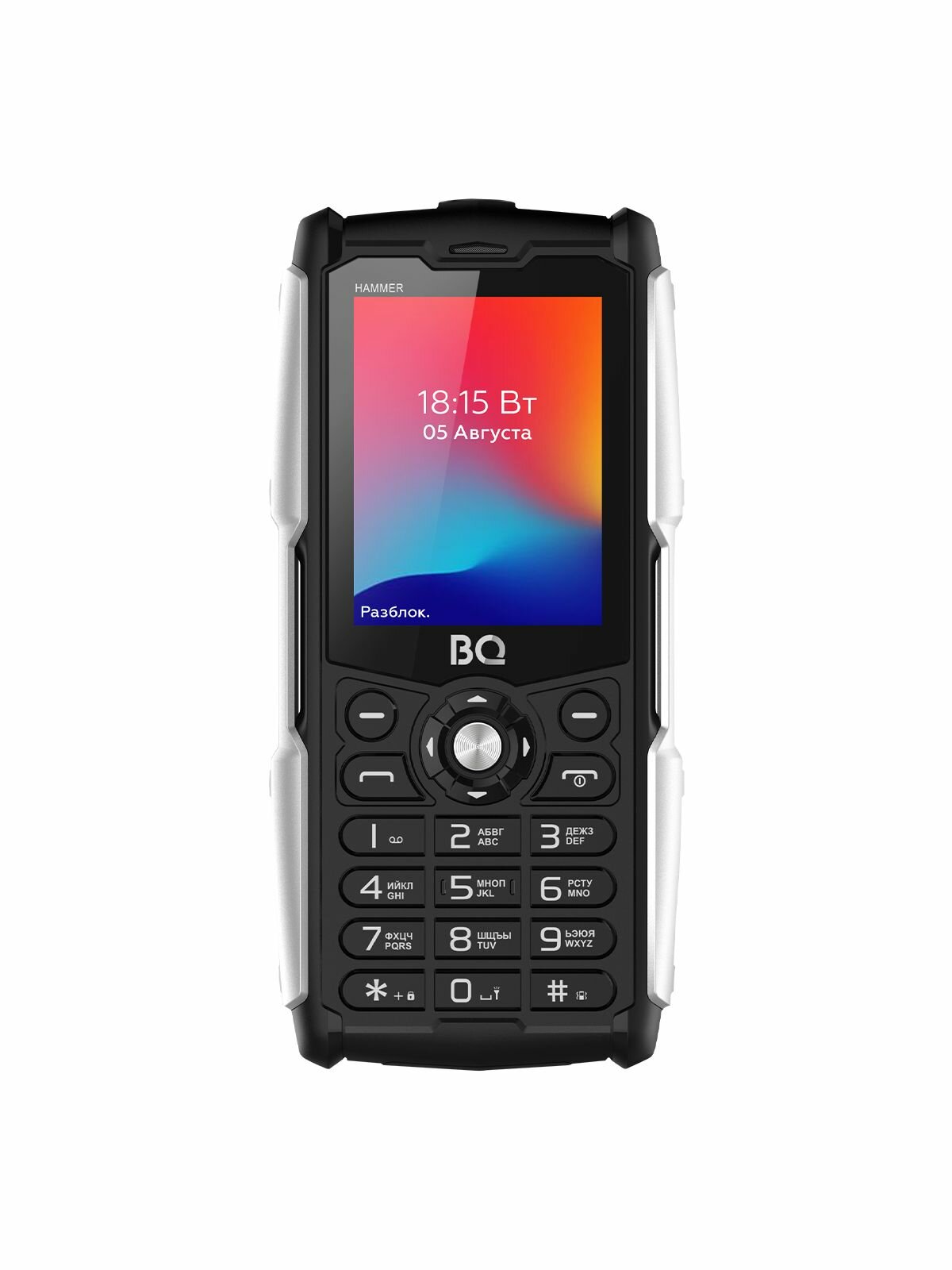 Мобильный телефон BQ 2449 Hammer Black IP68