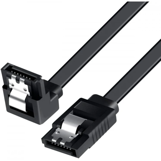 Кабель SATA (M)/SATA (M) 0.5M 00-00035631 BLACK GOPOWER
