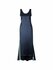 Платье Off-White Backless satin midi dress, размер 38, blue