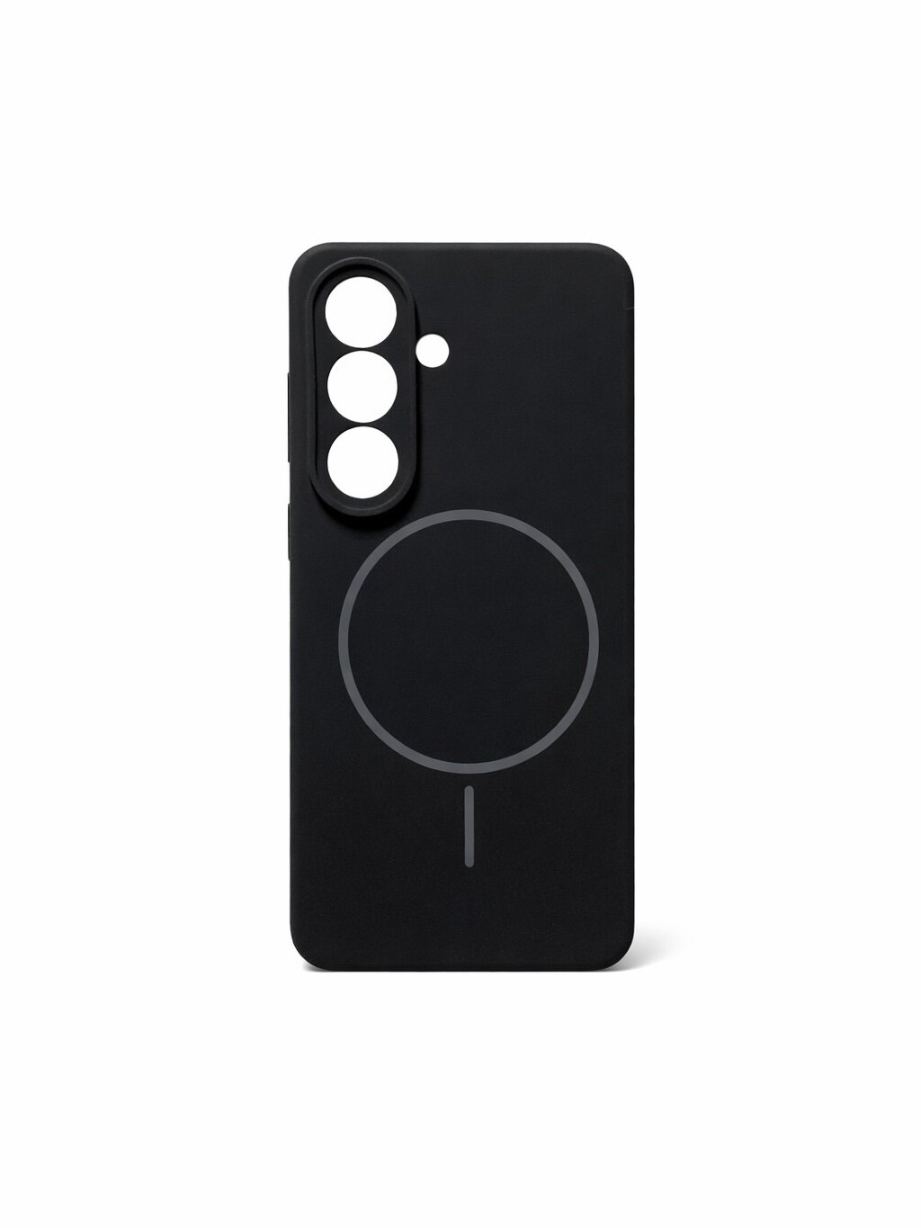 Чехол на Samsung Galaxy S26 силиконовый с MagSafe черный/black, чехол для Самсунг С26, silicone case