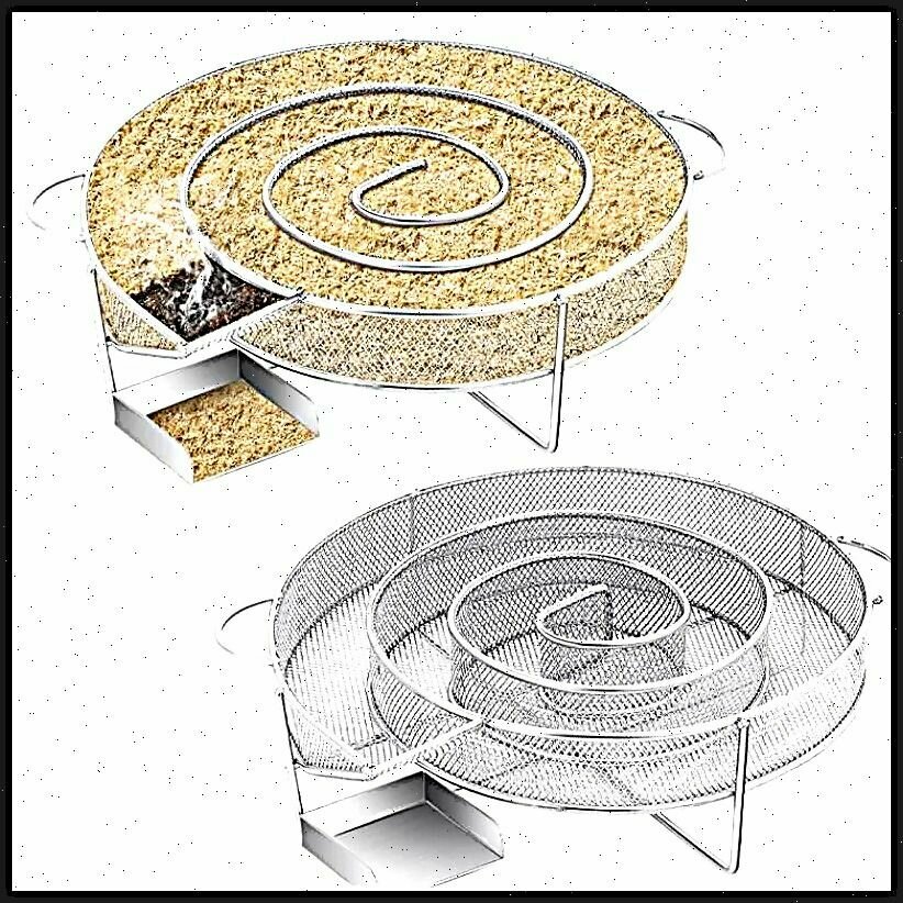 Лабиринтный дымогенератор для холодного копчения Улитка