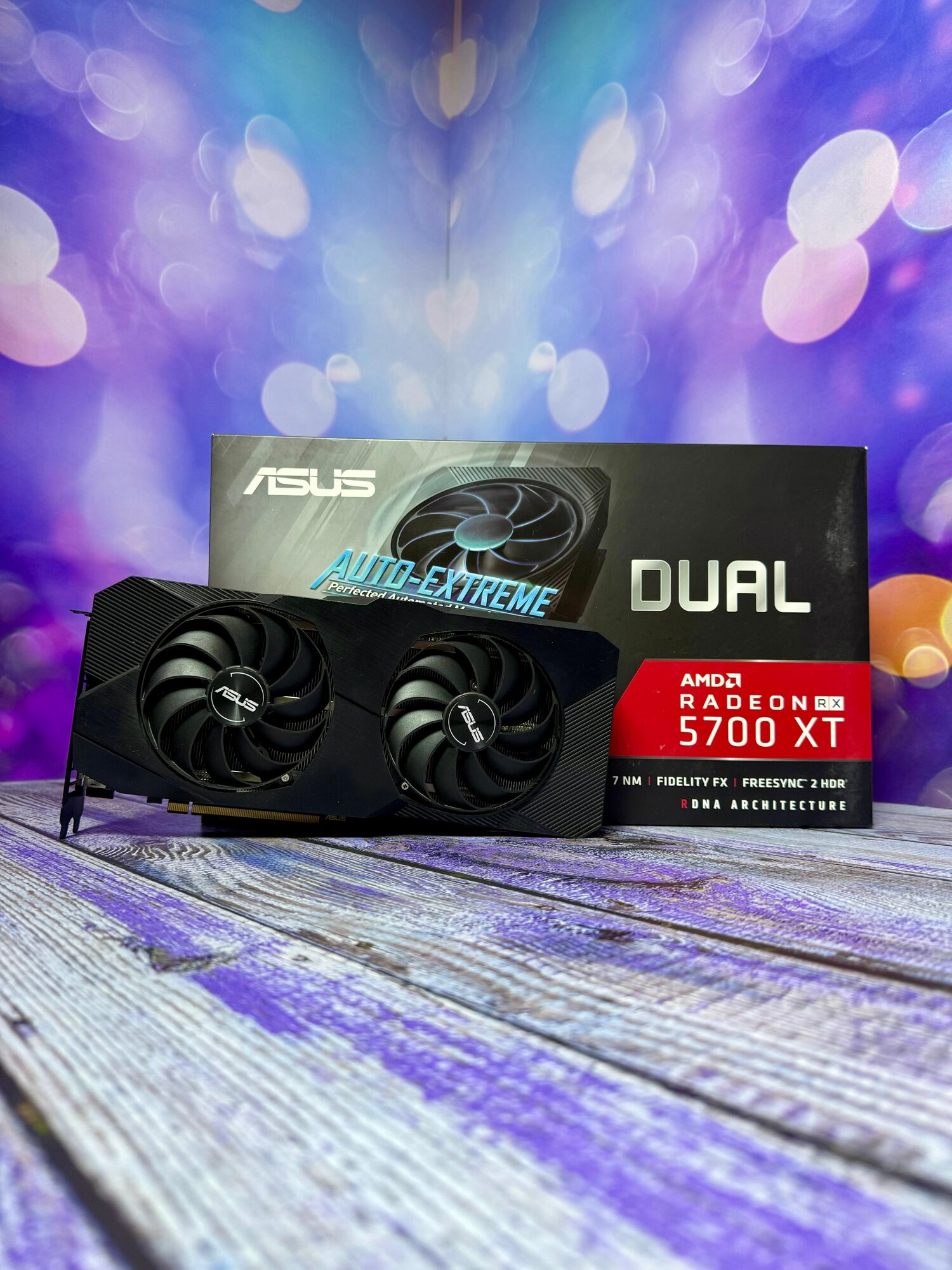 Видеокарта Asus RX 5700 XT 8Gb Dual Evo