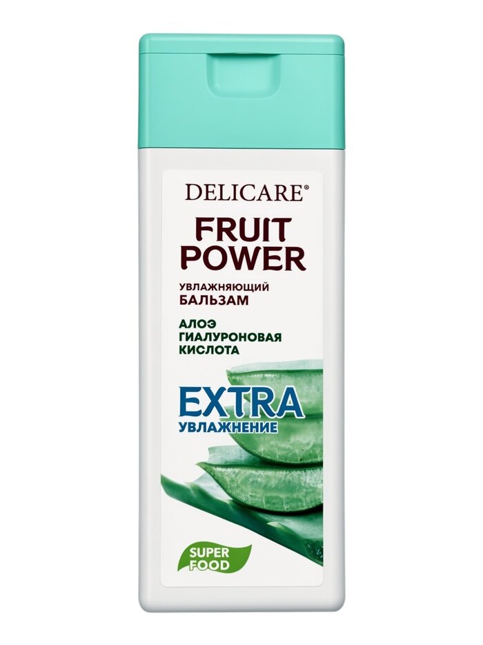 Бальзам‑маска для волос Delicare Fruit Power, глубокое очищение и увлажнение, с алоэ, 240 мл 1100360