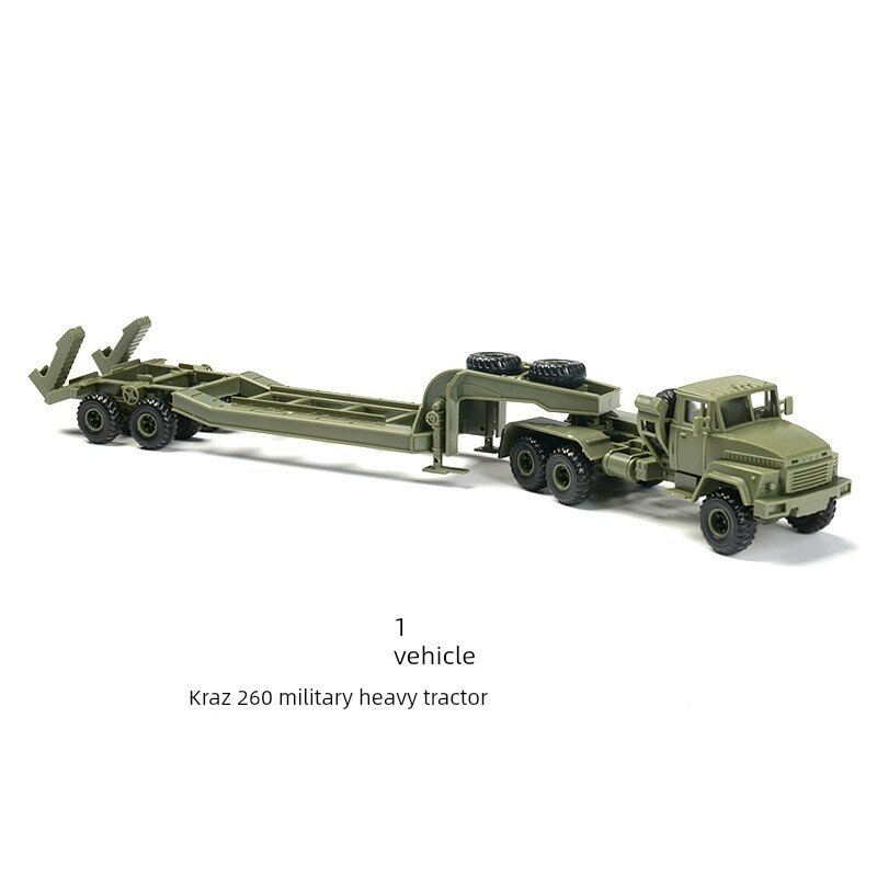 Официальный набор 1/72 краз 260B тягача тяжелой грузоподъемности, модель для сборки, российский военный транспорт, 1 шт