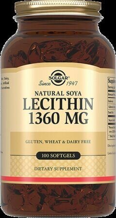 Solgar Lecithin 1360mg (100 софтгелей)