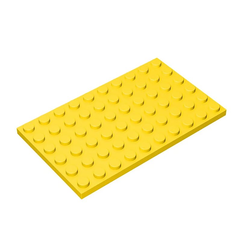 Желтый LEGO Baseplate 6x10