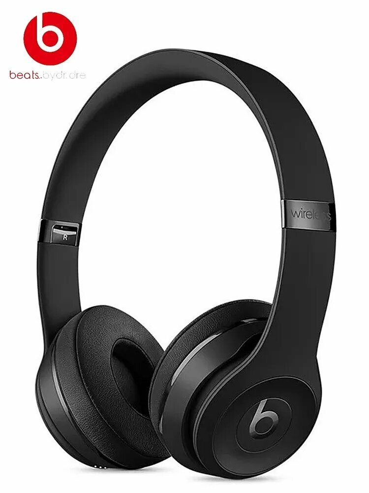 Beats by dr.dre Наушники беспроводные с микрофоном, черный матовый