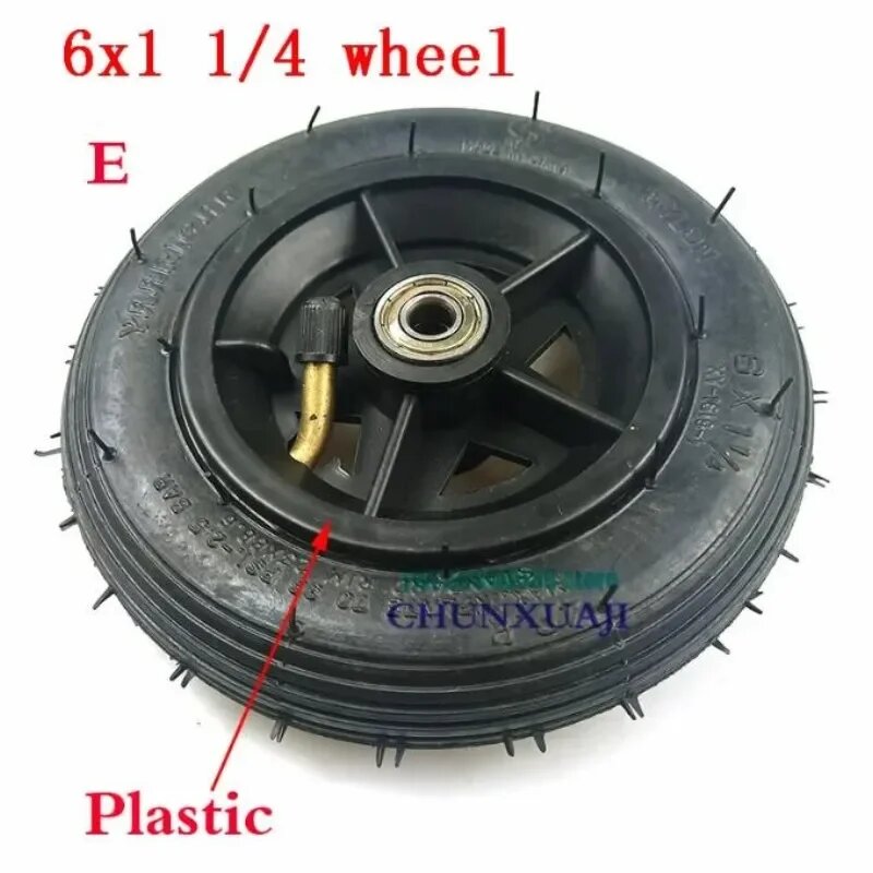 6x1 1/4 Пневматическое колесо, Цвет: wheel A