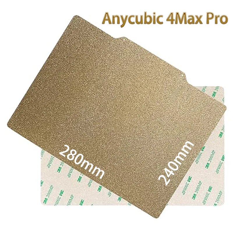 ENERGETIC PEI FLEXBED 280x240mm с базой для Anycubic 4Max Pro