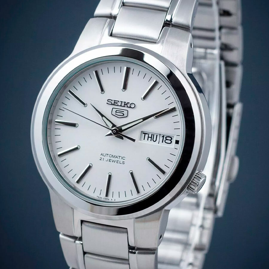 Наручные часы SEIKO SEIKO 5, белый — фото 1