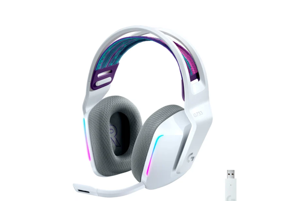Гарнитура Logitech G733 LIGHTSPEED Wireless RGB Gaming белый (981-000885)