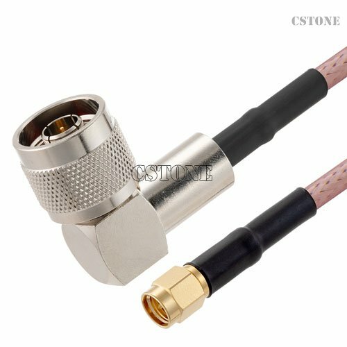 SMA штыревой к угловой N штыревой кабель RG-142 коаксиальный