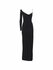 Платье Elisabetta Franchi Draped maxi dress, размер 42