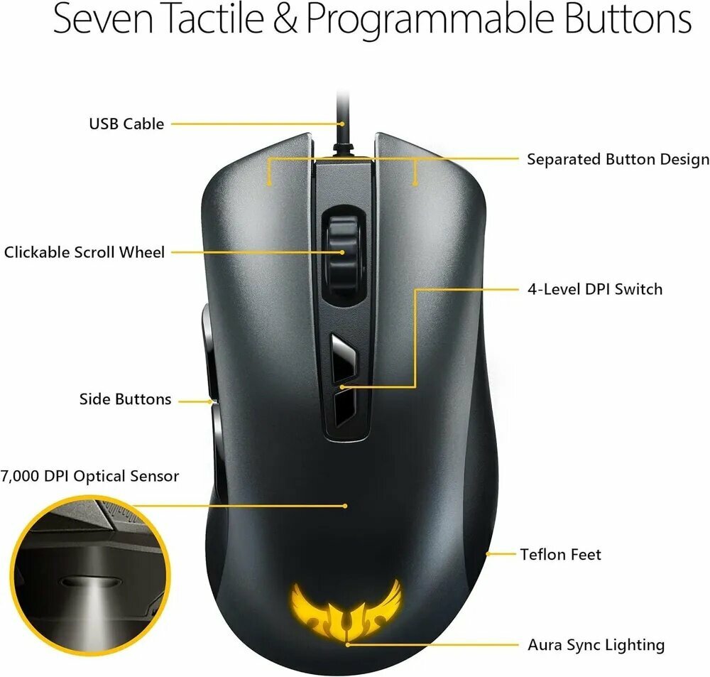 Мышь TUF Gaming M3 — фото 1