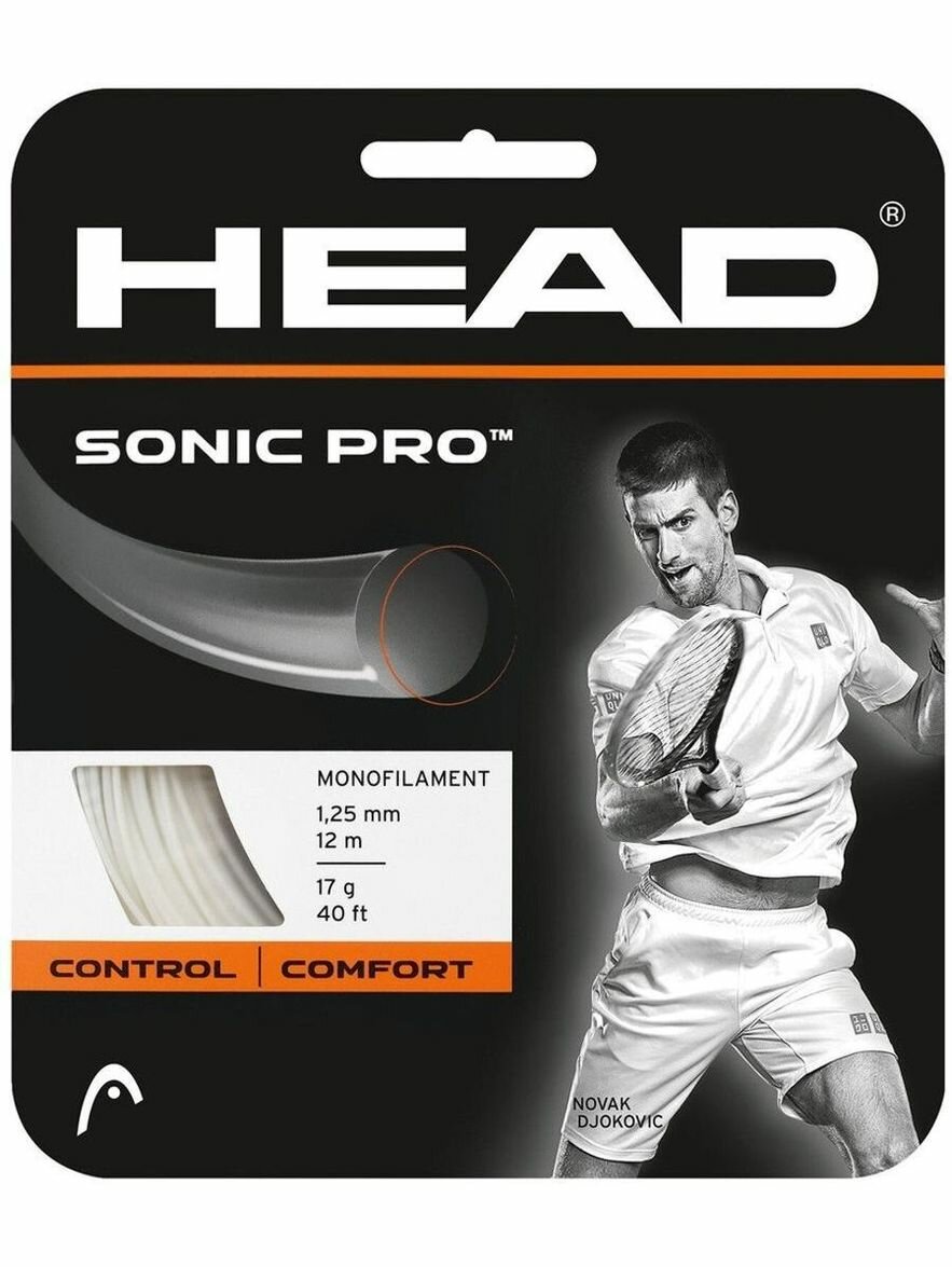 Струны для ракетки Head Sonic Pro 100% полиэстер белый 281028-16WH