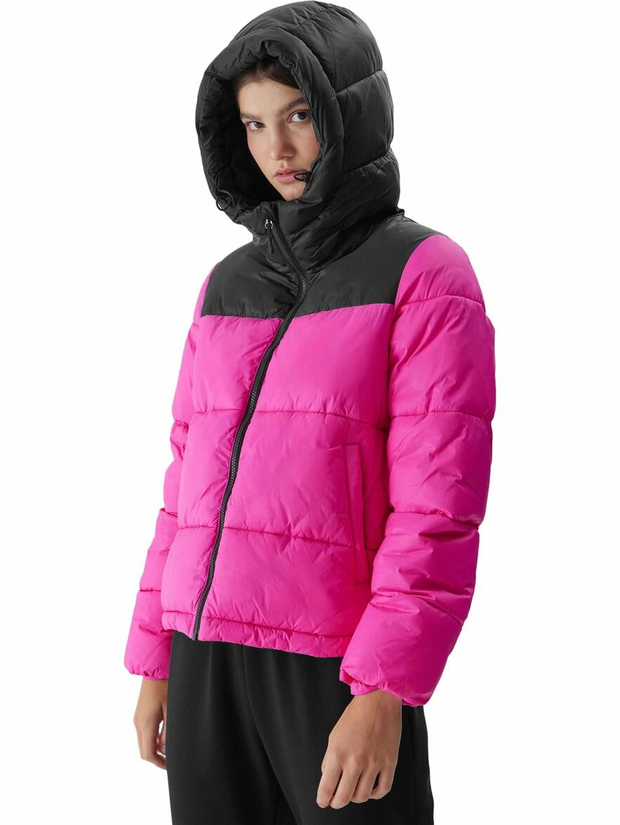 Куртка 4F Down Jacket, размер XL, розовый, — фото 1