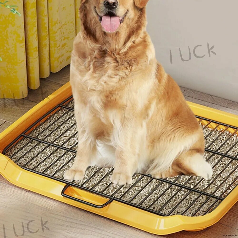 Переносной и легко моющийся лоток для дрессировки собак "Dog Potty Tray". Большое пространство и невозможность пролить жидкость на пол. Подходит для Маленьких, Средних и Крупных собак.