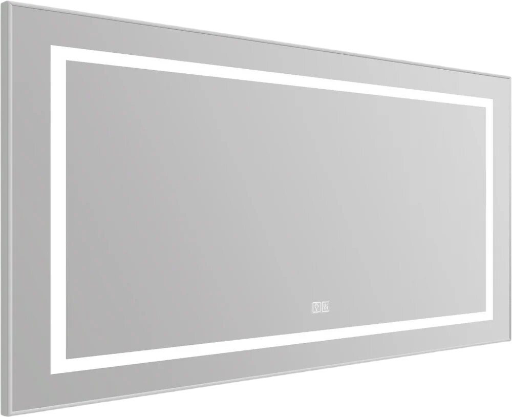 Зеркало BelBagno Kraft SPC-KRAFT-1085-685-TCH-WARM со светодиодной подсветкой, с подогревом, 108, 5 см, с сенсорным управлением, в современном стиле, зеркало настенное в ванную