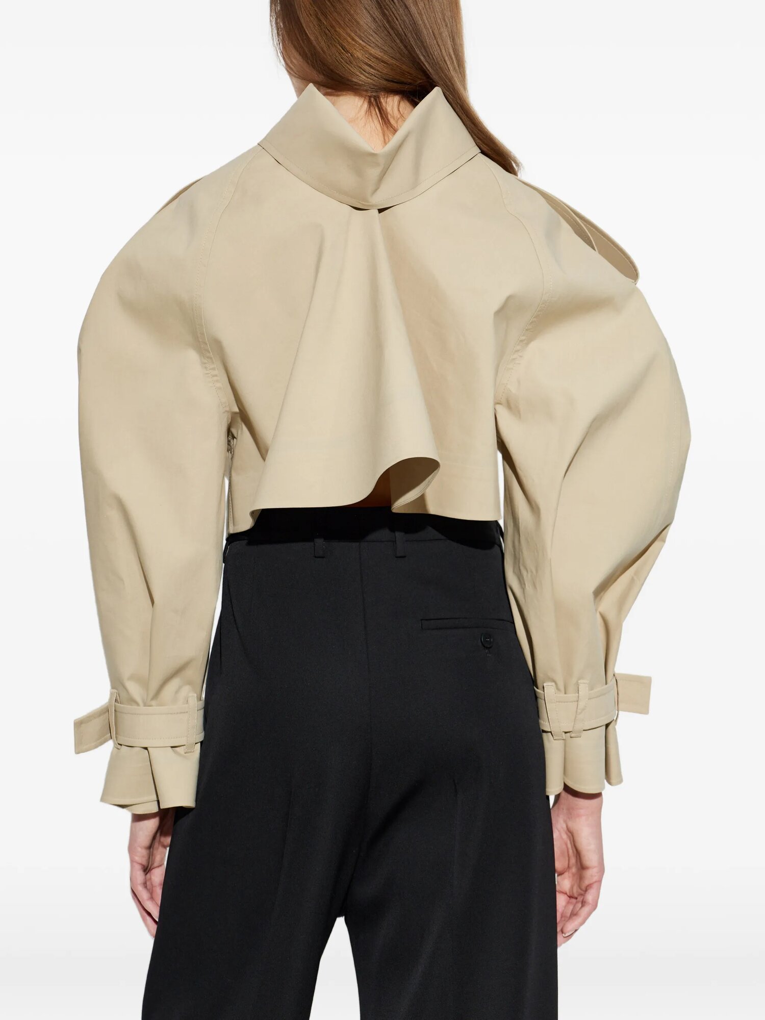 Куртка GIVENCHY Cropped double-breasted jacket, размер 36, разноцветный — фото 1