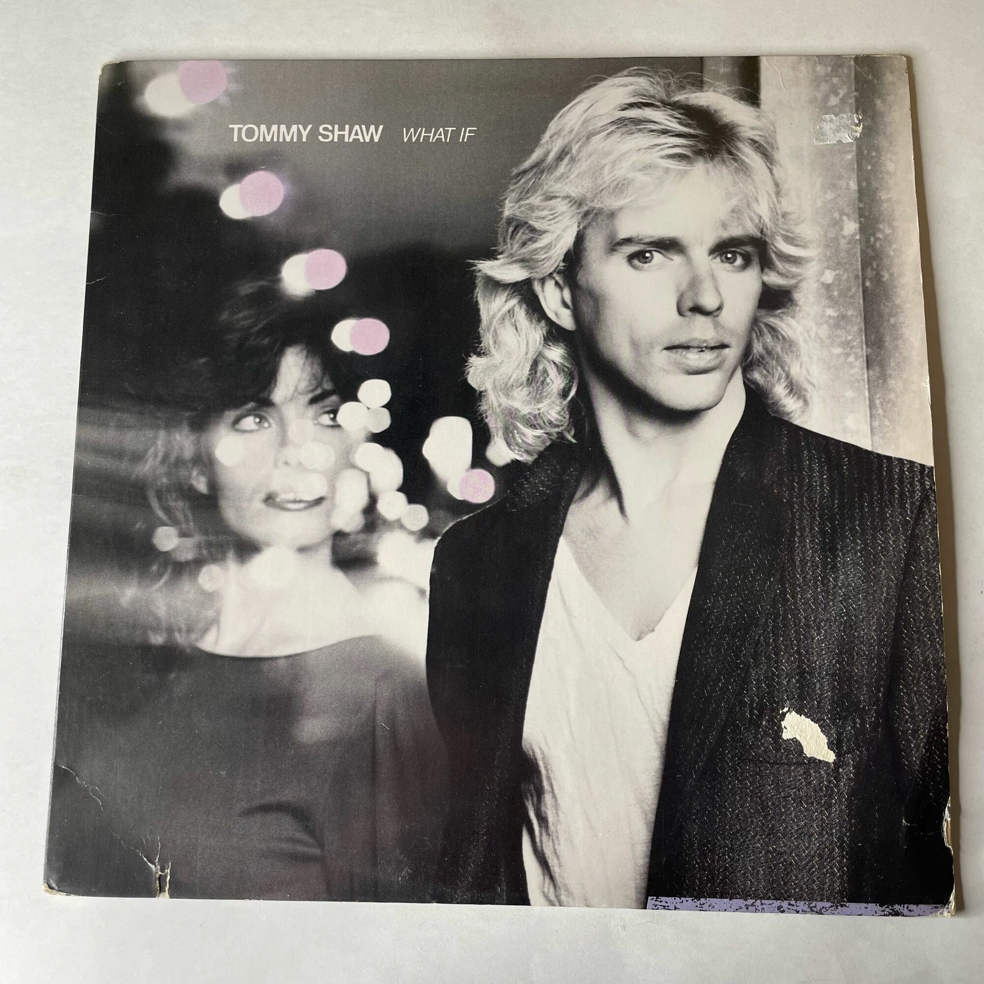 Винтажная виниловая пластинка LP Tommy Shaw What If (США 1985)